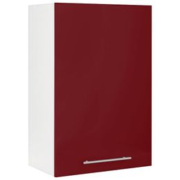 Wiho-K&uuml;chen WIHO K&Uuml;CHEN H&auml;ngeschrank &raquo;Flexi2&laquo; Breite 60 cm Front: Rot Glanz, Korpus: Wei&szlig;