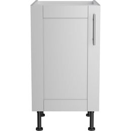 Optifit Sp&uuml;lenschrank &raquo;Ahus&laquo; Breite 45 cm grau hellgrau, B/H/T: 45cm x 87cm x 58,4cm, T&uuml;ren: 1 Stk.