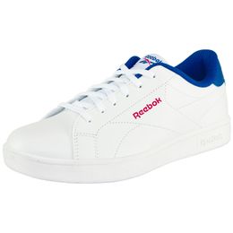 Sneaker Reebok CLASSIC "REEBOK COURT CLEAN", Gr. 32, weiß, vectorrot, vectorblau, Synthetik, Schuhe
