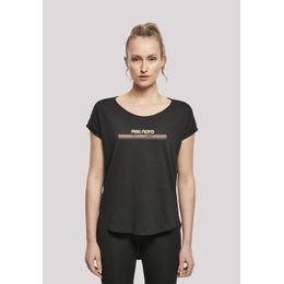 T-Shirt F4NT4STIC "Pink Floyd Prism Retro Stripes", Damen, Gr. 4XL, schwarz, Obermaterial: 100% Baumwolle, regular fit, Rundhals, ohne Bündchen, Shirts, Print