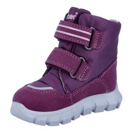 Winterstiefel Richter "Snow mini WMS: Mittel", Kinder, Gr. 28, lila, Textil, Schuhe, Snowboots mit Sympatex und WMS, Größenschablone zum Download