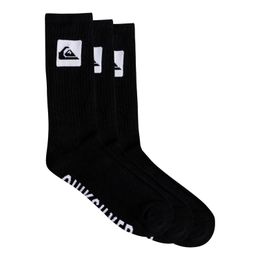 Quiksilver Socken &raquo;3 Pack&laquo; schwarz Einheitsgr&ouml;&szlig;e Einheitsgr&ouml;&szlig;e Stoff: Polyester-Baumwollstoff mit Stretch