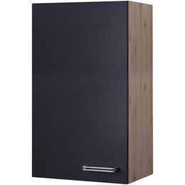 Flex-Well H&auml;ngeschrank &raquo;Antigua&laquo; (B x H x T) 50 x 89 x 32 cm Anthrazit / San Remo Eiche San Remo Eiche