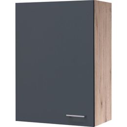 Flex-Well H&auml;ngeschrank &raquo;Morena&laquo; (B x H x T) 60 x 89 x 32 cm, f&uuml;r viel Stauraum grau Holzwerkstoff