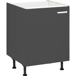 Optifit Sp&uuml;lenschrank &raquo;Parma&laquo; Breite 60 cm grau Holzwerkstoff