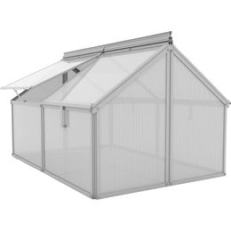 Vitavia Fr&uuml;hbeet &raquo;Gaia Jumbo&laquo; BxTxH: 83x119x72 cm, HKP 4mm silber B/H/T: 83,1cm x 71,9cm x 119,3cm