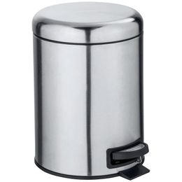 Wenko Kosmetikeimer &raquo;Leman&laquo; 5 Liter, BxTxH: 21x28x24 cm silber Edelstahl