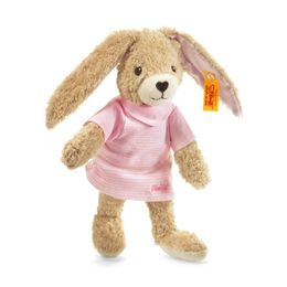 Steiff Kuscheltier &raquo;Hoppel Hase, rosa&laquo; Enth&auml;lt Bio-Baumwolle rosa Kuscheltier