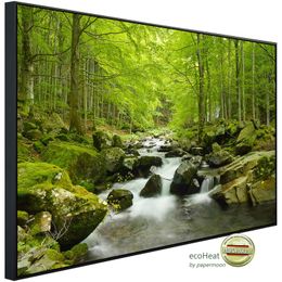 papermoon Infrarotheizung &raquo;Weicher Wasserstrom&laquo; sehr angenehme Strahlungsw&auml;rme bunt Aluminium Kabell&auml;nge 2 m