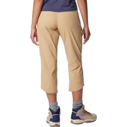 Columbia Leslie Falls Damen Caprihose hellbraun L - Damenhosen, -röcke & -kleider