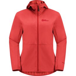 Jack Wolfskin Feldberg Hoody Damen Softshelljacke melon L - Damenjacken