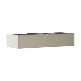 Hansgrohe Xevolos E Waschtischunterschrank Sandbeige Matt 1370/550 mit 2 Schubk&auml;sten f&uuml;r Konsole mit 54317390