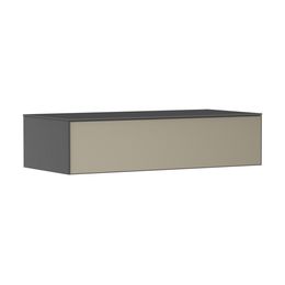 Hansgrohe Xevolos E Sideboard Schiefergrau Matt 1180/550 mit 1 Schubkasten und Abdeckplatte, Oberfl&auml; 54327390