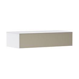 Hansgrohe Xevolos E Sideboard Mattwei&szlig; 1180/550 mit 1 Schubkasten und Abdeckplatte, Oberfl&auml;che Front 54325390