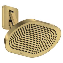 Hansgrohe AXOR ShowerSphere Kopfbrause 370/220 2jet mit beweglichem Brausearm, Brushed Gold Optic, 3 39745250