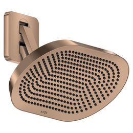 Hansgrohe AXOR ShowerSphere Kopfbrause 370/220 2jet mit beweglichem Brausearm, Polished Red Gold, 39 39745300