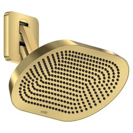 Hansgrohe AXOR ShowerSphere Kopfbrause 370/220 2jet mit beweglichem Brausearm, Polished Gold Optic, 39745990