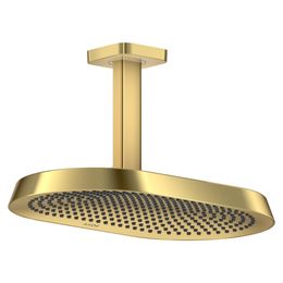Hansgrohe AXOR ShowerSphere Kopfbrause 370/220 2jet mit Deckenanschluss, Polished Gold Optic, 397579 39757990