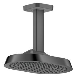 Hansgrohe AXOR ShowerSphere Kopfbrause 250/160 1jet EcoSmart mit Deckenanschluss, Polished Black Chr 39764330