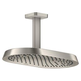 Hansgrohe AXOR ShowerSphere Kopfbrause 370/220 1jet mit Deckenanschluss, Edelstahl Optic, 39760800 39760800