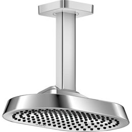 Hansgrohe AXOR ShowerSphere Kopfbrause 250/160 1jet EcoSmart+ mit Deckenanschluss, Chrom, 39771000 39771000