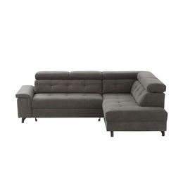 Möbel Kraft Ecksofa Frieda grau Maße (cm): B: 271 H: 87 T: 207.0 » Möbel Kraft