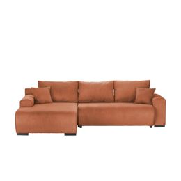 Smart Ecksofa Nelly kupfer Maße (cm): B: 270 H: 85 T: 185.0 » Möbel Kraft