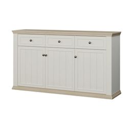 Möbel Kraft Sideboard weiß Maße (cm): B: 169,2 H: 95,3 T: 43.5 » Möbel Kraft