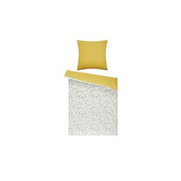 CS Schmal como Renforcé Wende-Bettwäsche Flower Field gelb Maße (cm): B: 135 » Möbel Kraft