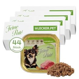 LYRA PET Lecker.Pet Josie's Feine Pat&eacute; Reich an Kalb Hundefutter Nassfutter Vollnahrung 44x150 g