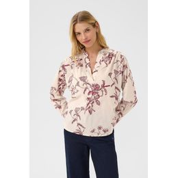 PART TWO Bluse 'Natale' Damen Gr&ouml;&szlig;e S beige / bordeaux