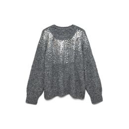 V&eacute;ro Moda Vero Moda Pullover Damen Gr&ouml;&szlig;e M grau / silber