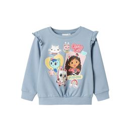 name it Sweatshirt M&auml;dchen Gr&ouml;&szlig;e 110 blau / mischfarben