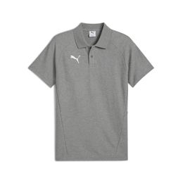 Puma Poloshirt 'Team' Herren Gr&ouml;&szlig;e XL grau / wei&szlig;