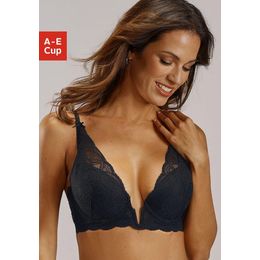 VIVANCE BY LASCANA Schalen-BH 'Mirabella' schwarz Gr. 80A. Mit B&uuml;gel. Nachhaltig.