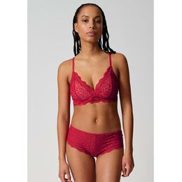 Skiny Bügelloser BH in Rot - 65% | Größe 75C | Damen-bhs