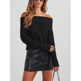 Milan Kiss Pullover in Schwarz - 65% | Größe XL | Damen-pullover-cardigans