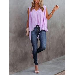 Milan Kiss Bluse in Lila - 67% | Gr&ouml;&szlig;e M | Damen-blusen
