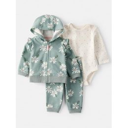 Carter's carter's 3tlg. Outfit in Grün/ Creme - 32% | Größe 86 | Baby-pullover-cardigans