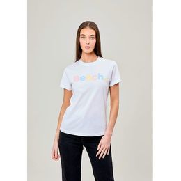 Bench Shirt "Elio" in Wei&szlig; - 71% | Gr&ouml;&szlig;e 38 | Damen-tops