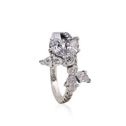Pandora Silber-Ring mit Edelsteinen - 43% | Größe 54 | Schmuck