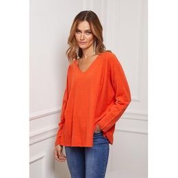 Joséfine Pullover "Erjine" in Orange - 61% | Größe M | Damen-pullover-cardigans