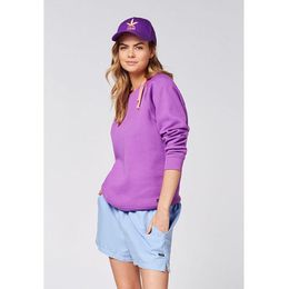 Chiemsee Sweatshirt in Lila - 52% | Größe M | Damen-sweatshirts-jacken