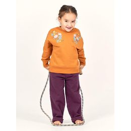 Sense Organics Sweatshirt "Dari" in Orange - 44% | Größe 122 | Kinder-sweatshirts-jacken
