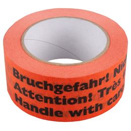 6 x Papier-Warnklebeband (Bruchgefahr) (0,1233 &euro; pro 1 m)