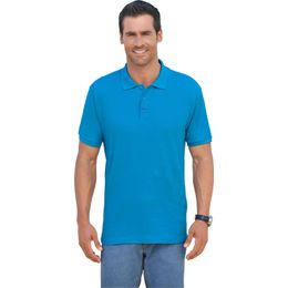 Fruit of the Loom Damen Poloshirt mit kurzer Knopfleiste t&uuml;rkis Gr&ouml;&szlig;e 7