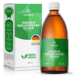 Kolloidales Silber 100 ppm Reinheitsstufe 99,99% 500 ml