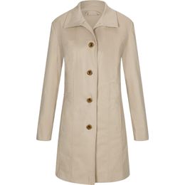 CR&Eacute;ATION L Damen Jacke mit variablem Kragen beige Gr&ouml;&szlig;e 36