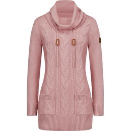 CR&Eacute;ATION L Damen Strickpullover in Long-Form hortensie Gr&ouml;&szlig;e 42