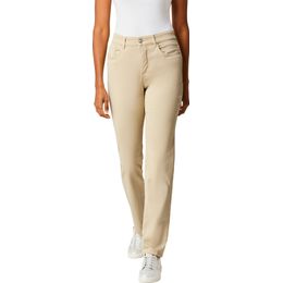 Ascari Damen 5-Pocket-Jeans mit Softtouch-Oberfl&auml;che sand Gr&ouml;&szlig;e 20